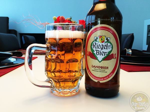 Riegeler Landbier by Fürstlich Fürstenbergische Brauerei - #OTTBeerDiary Day 181